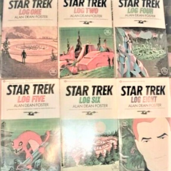 Vintage | Other | 6x Star Trek Log Books St Edition First Print Vintage ...